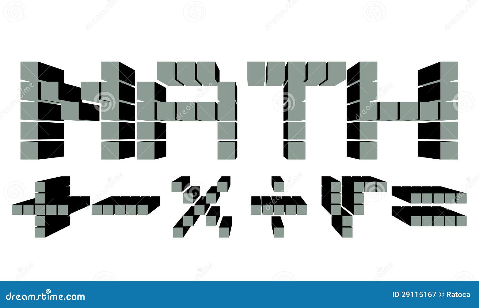 Math effect stock vector. Illustration of treaty, algebra - 29115167