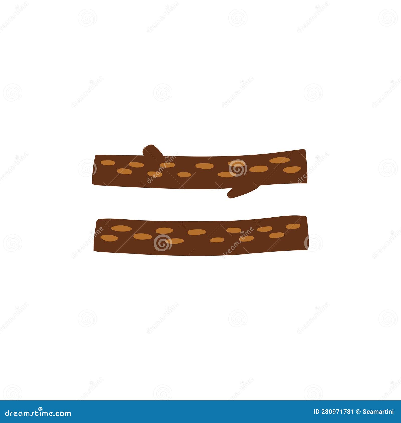 Math Equal Sign Isolated Cartoon Thanksgiving Font Stock Illustration ...