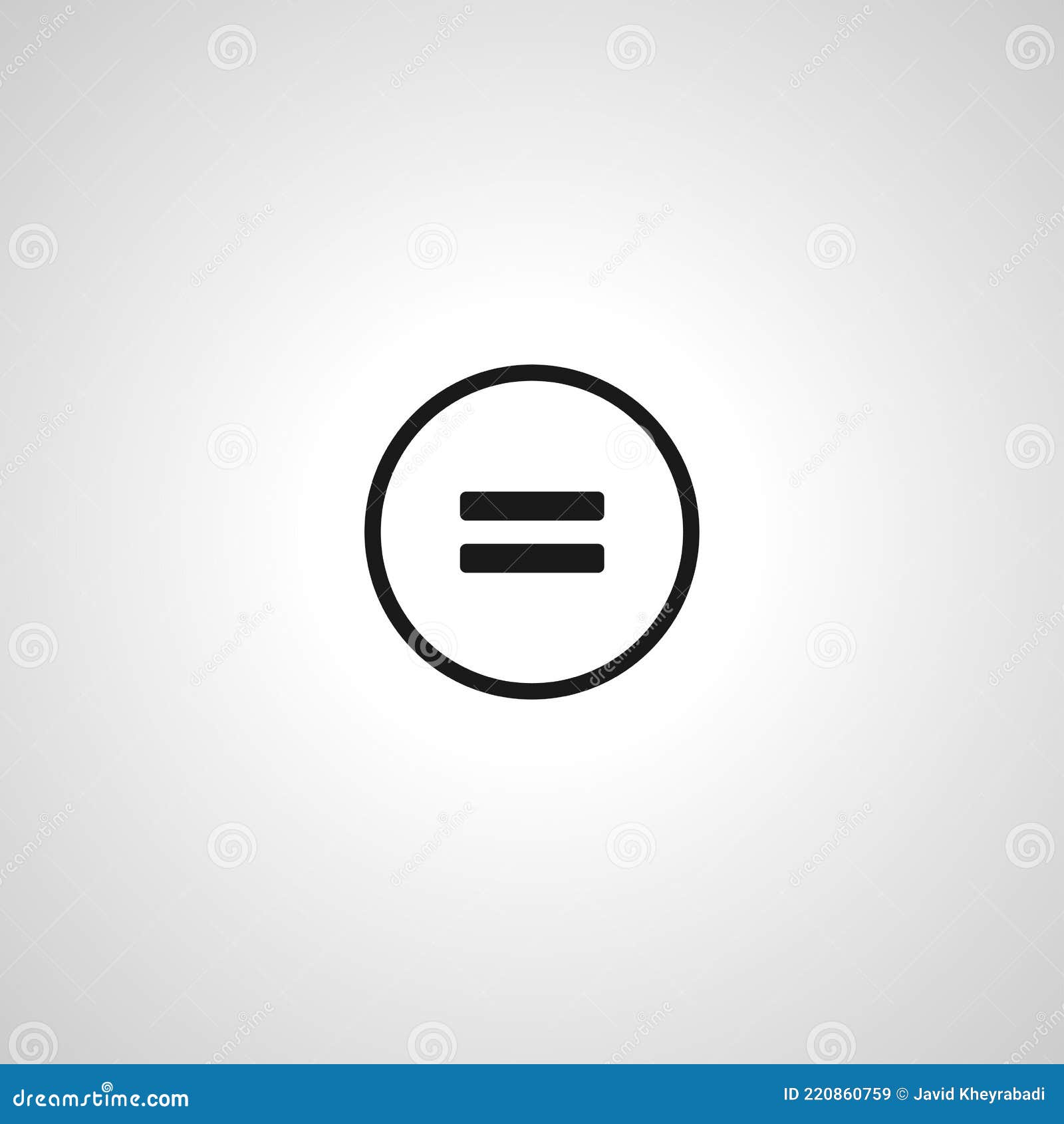 Math Equally Isolated Icon. Math Equally Isolated Vector Icon. Math ...