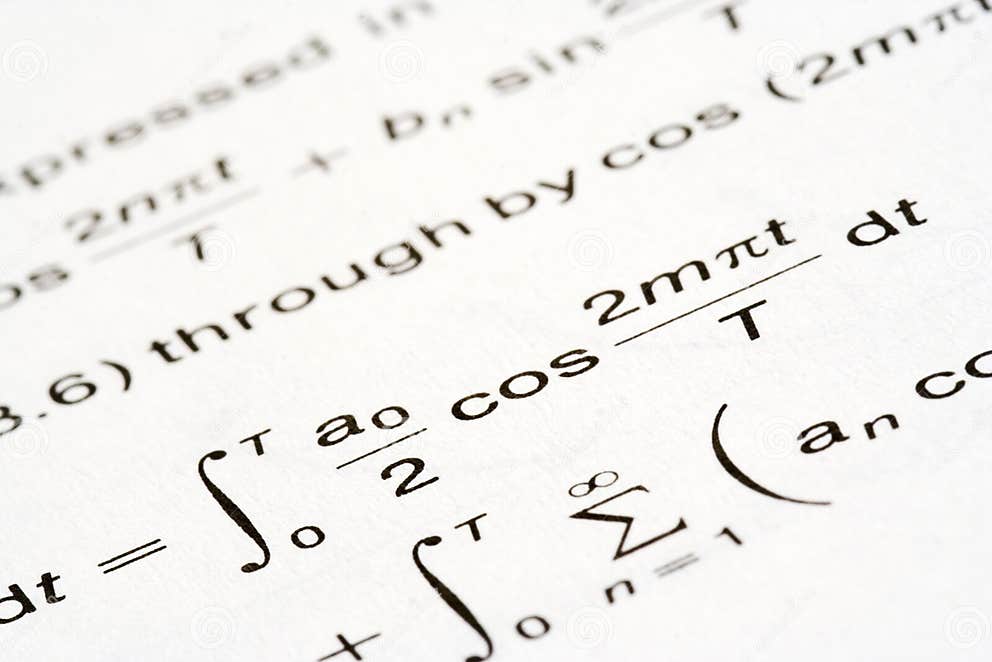 Math equation stock photo. Image of help, hopeless, college - 2267630
