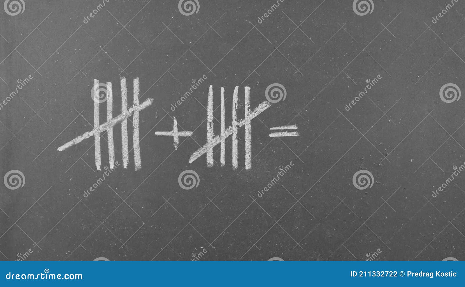 Math Equation on Chalk Board Stock Photo - Image of mathematics ...