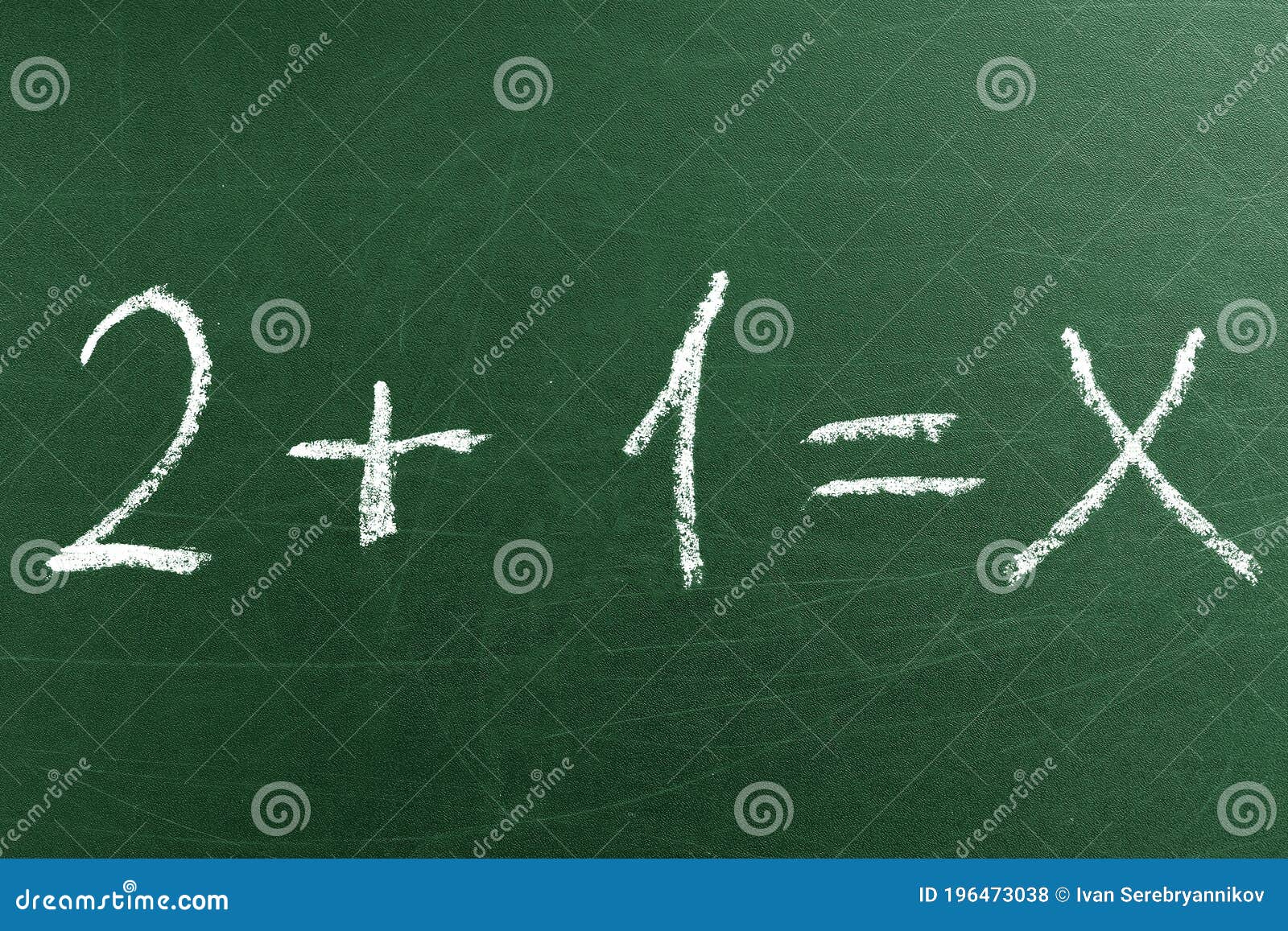 Math Equation for the Elementary School Classes Written on the Green ...