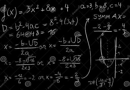 Math equation stock photo. Image of education, calculate - 44222960