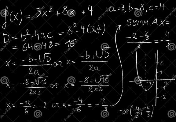 Math equation stock photo. Image of education, calculate - 44222960
