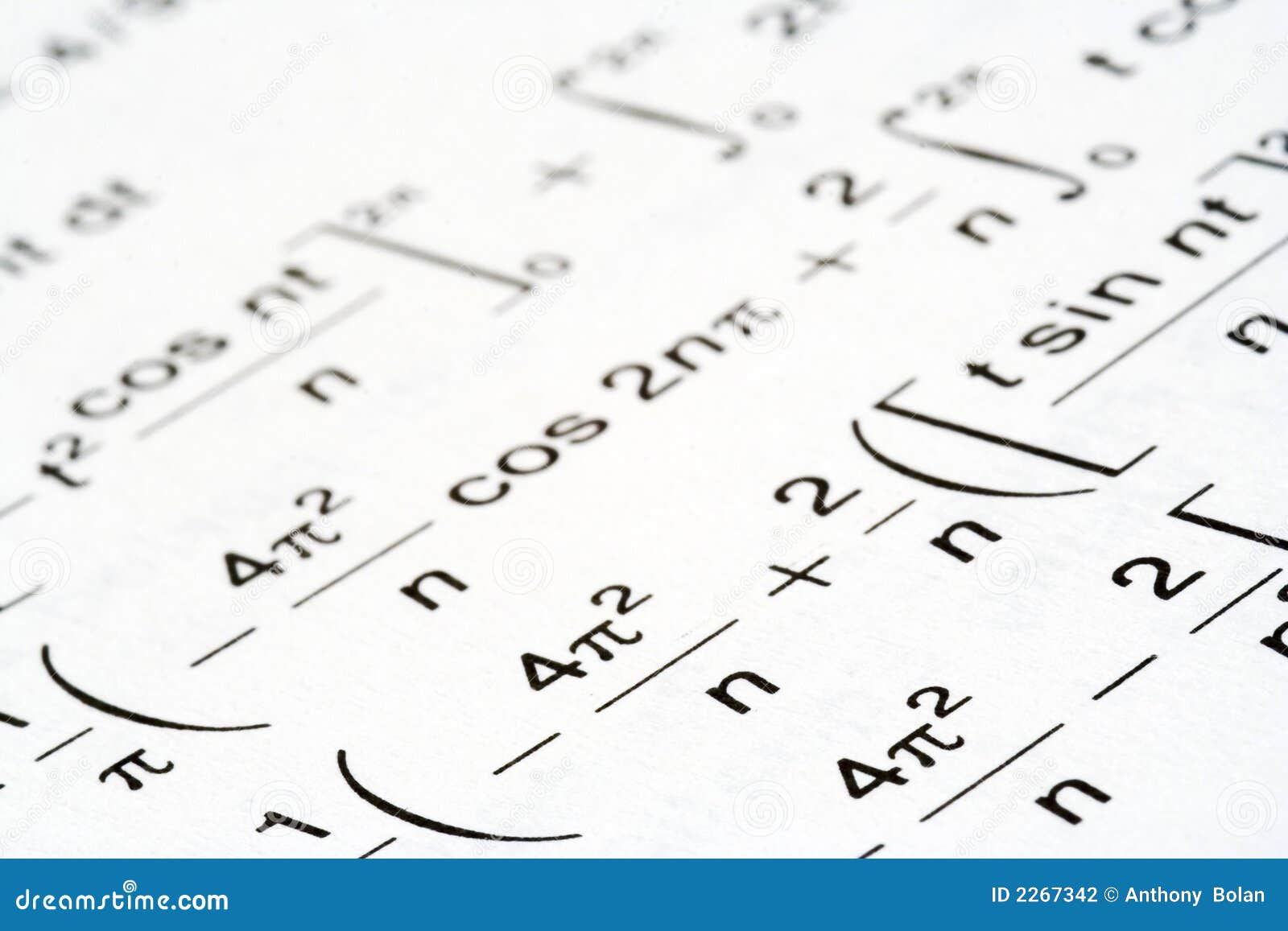 Math equations stock photo. Image of school, math, addition - 2267342