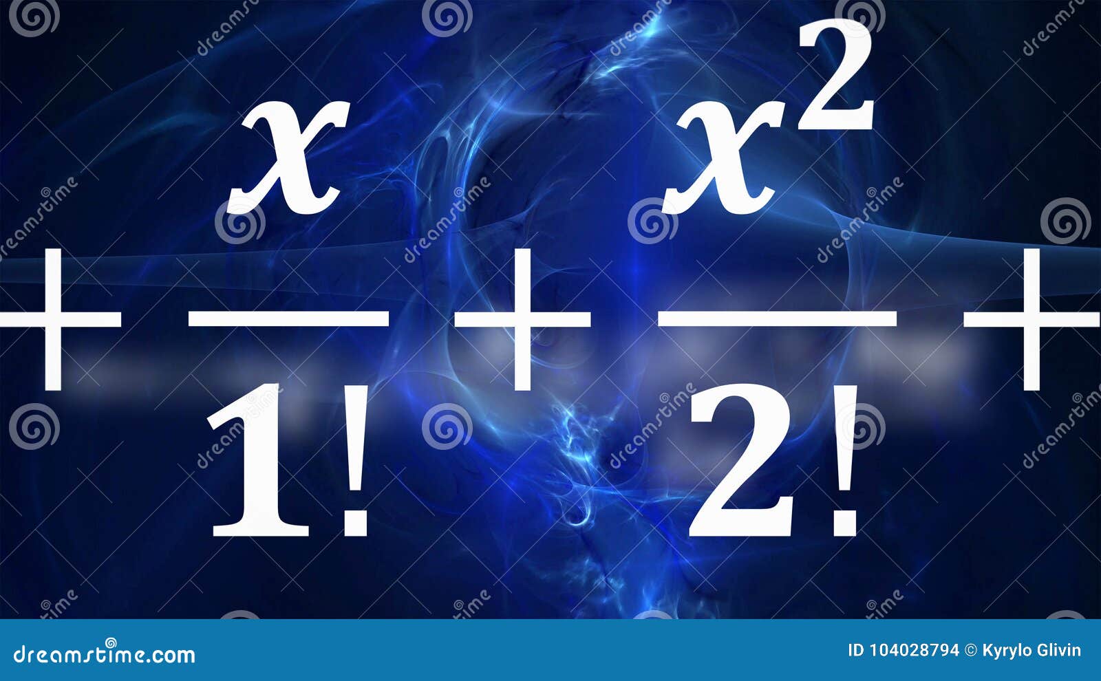 Math Equations Flying and Disappearing in Distance Stock Illustration ...