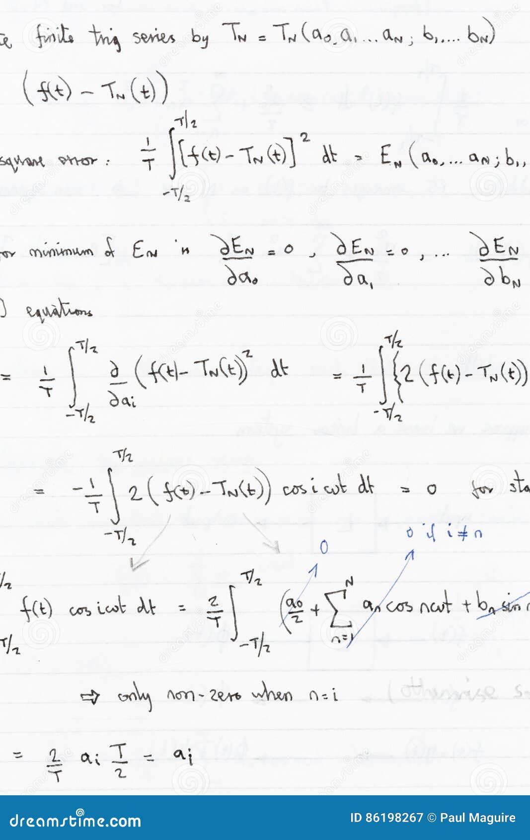 Math equations homework stock image. Image of class, background - 86198267