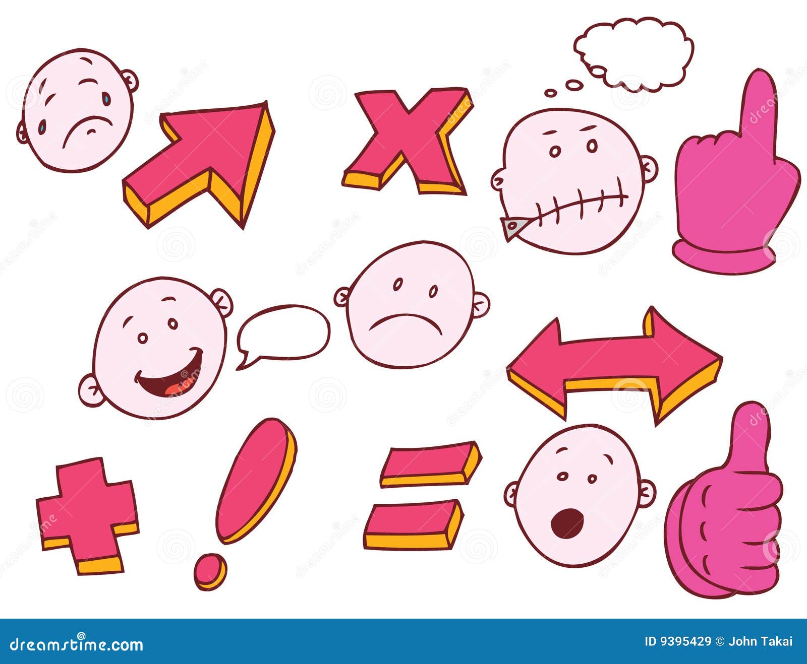 Math Expressions stock vector. Illustration of icons, bubble - 9395429