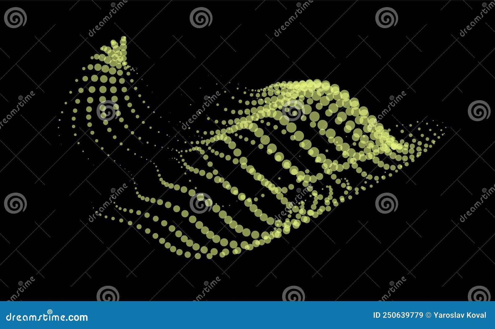 Math Flow Template for Presentation. Light-emitting Lines Highlighting ...