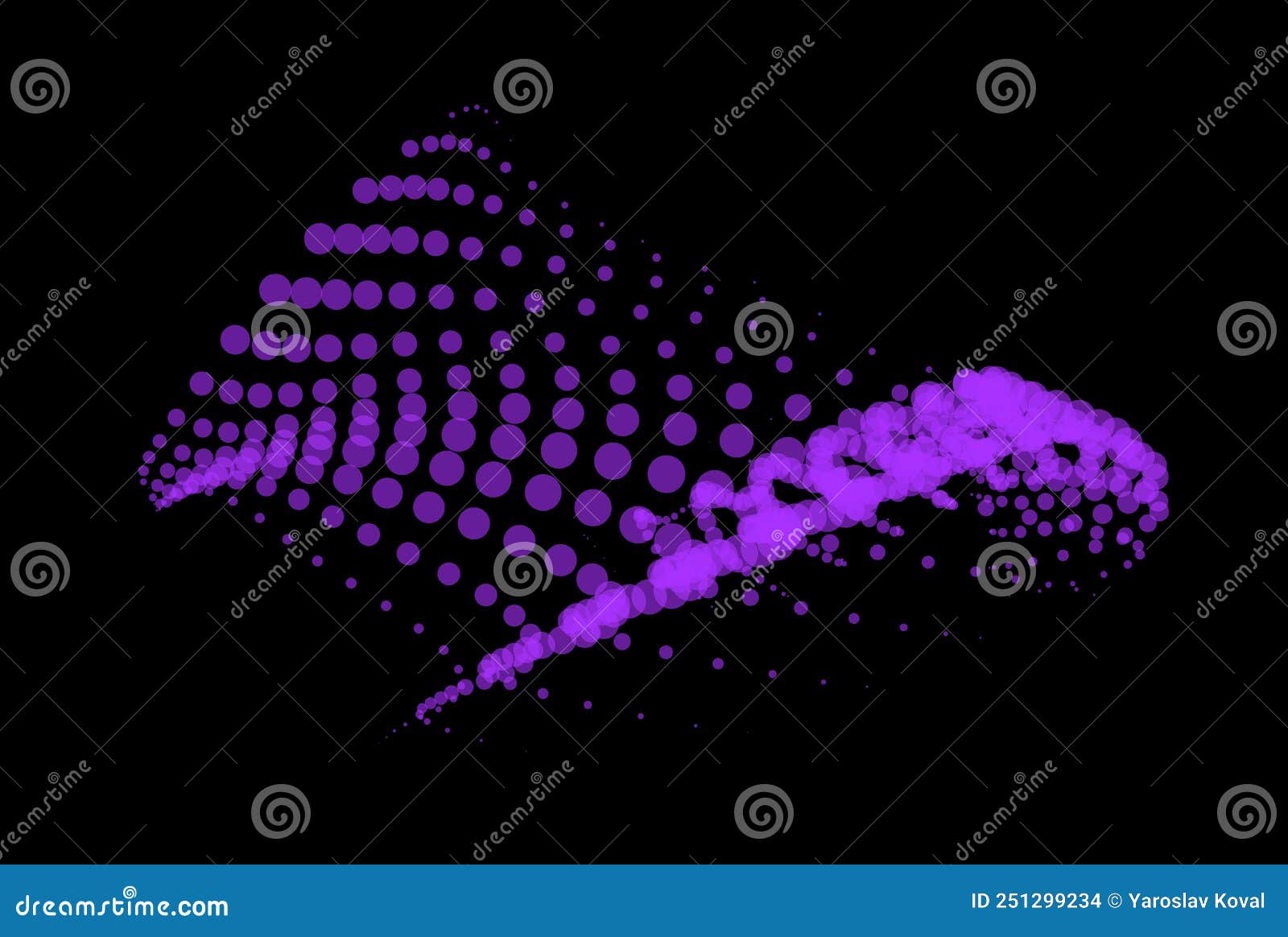 Math Flow Template For Presentation. Light-emitting Lines Highlighting ...