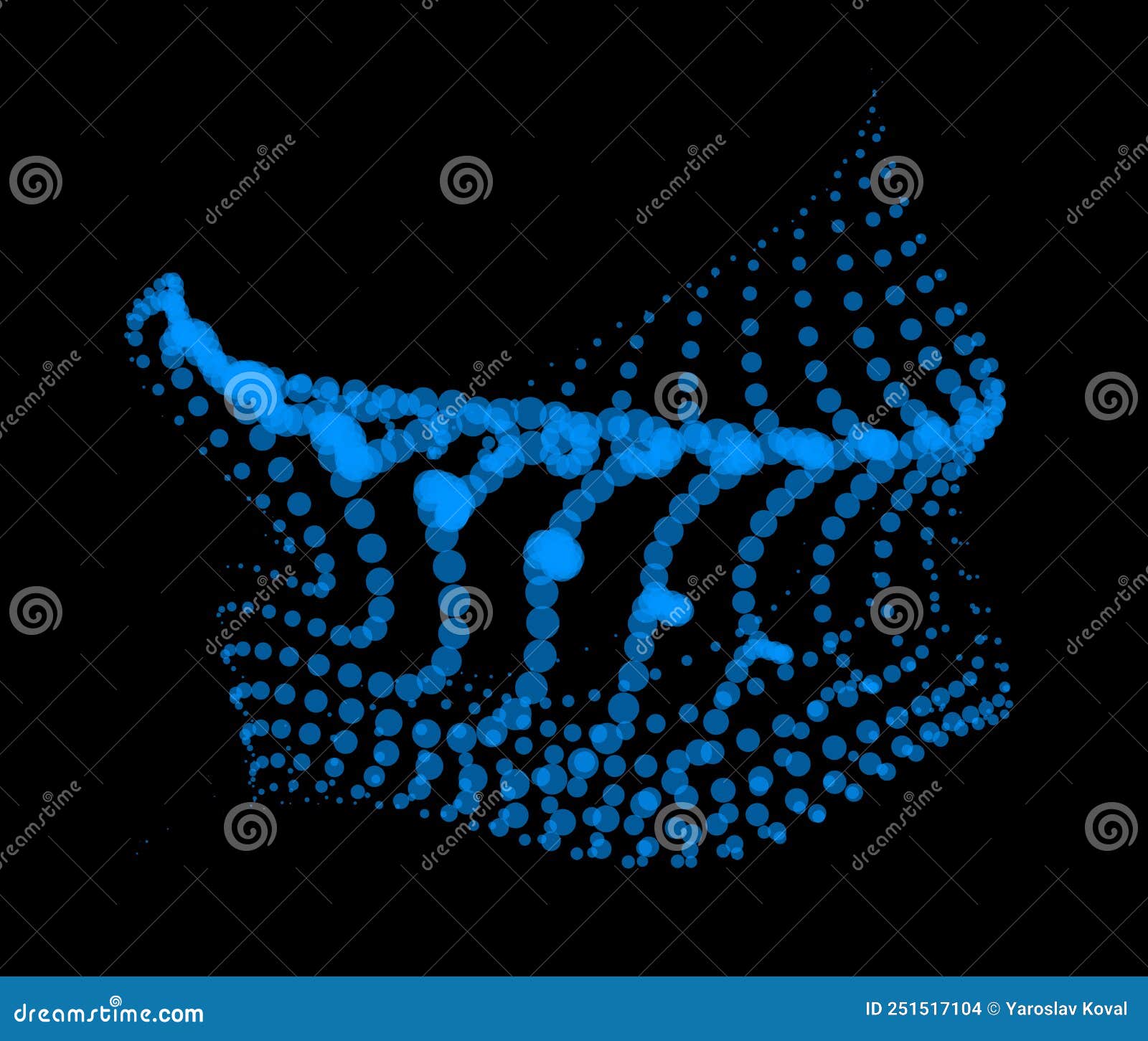 Math Flow Template for Presentation. Light-emitting Lines Highlighting ...