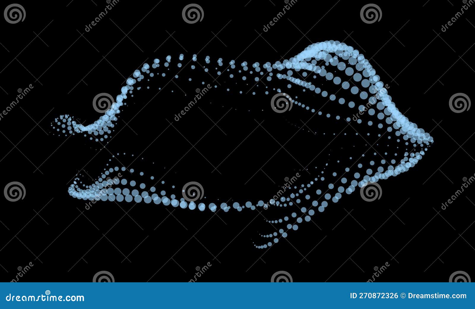Math Flow Template for Presentation. Light-emitting Lines Highlighting ...