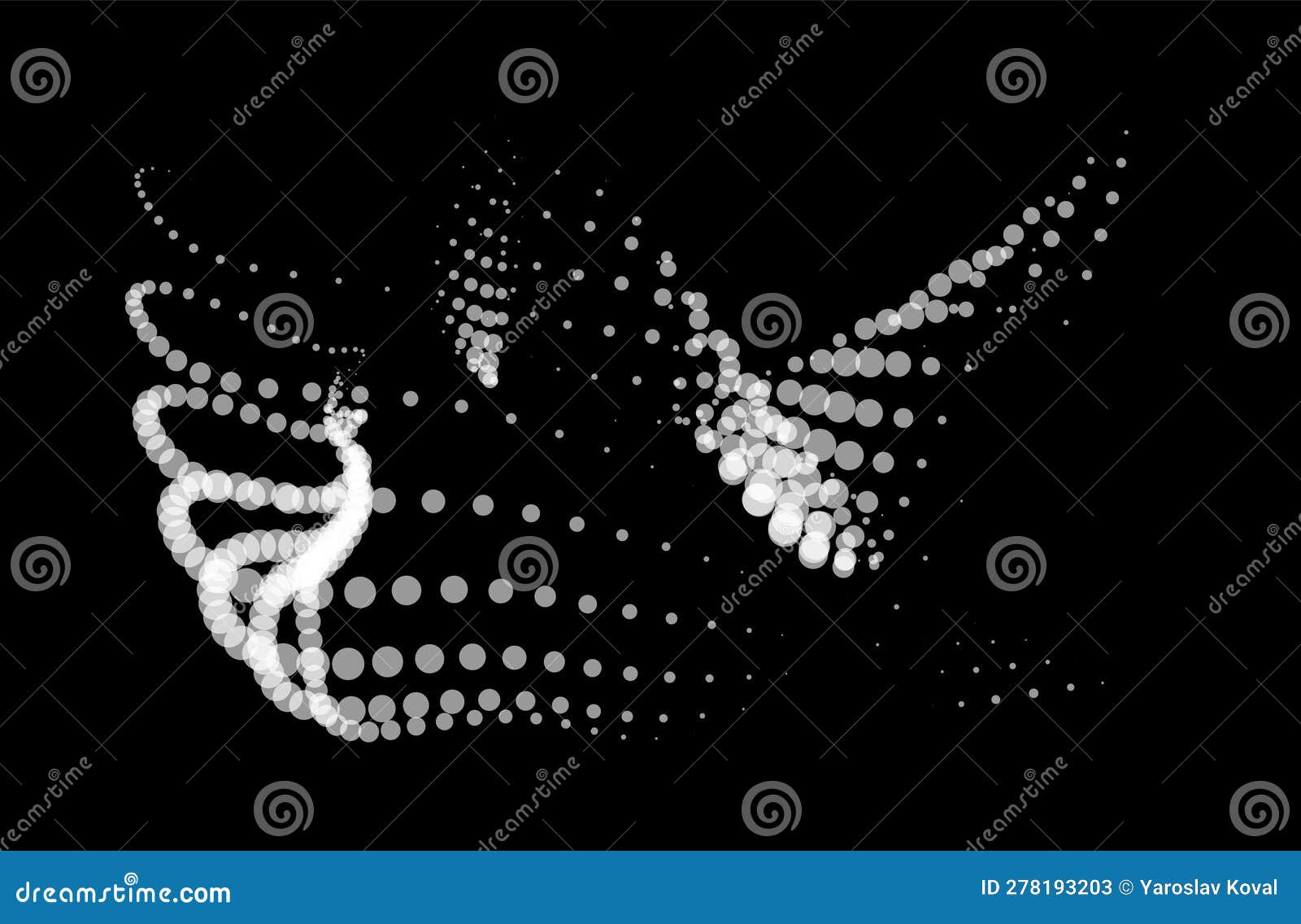 Math Flow Template For Presentation. Light-emitting Lines Highlighting ...