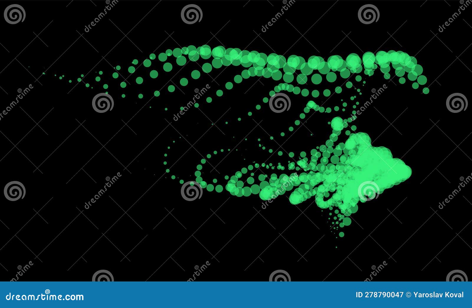 Math Flow Template For Presentation. Light-emitting Lines Highlighting ...