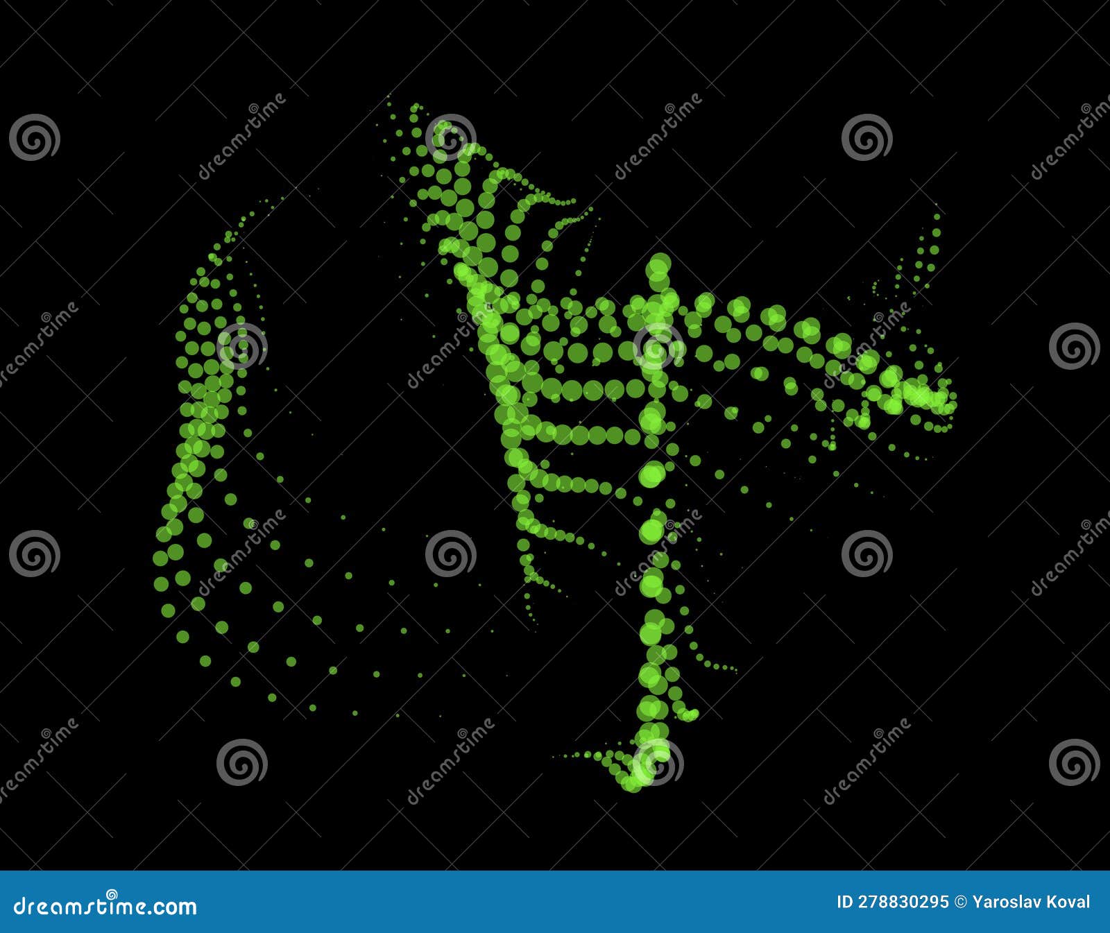 Math Flow Template For Presentation. Light-emitting Lines Highlighting ...