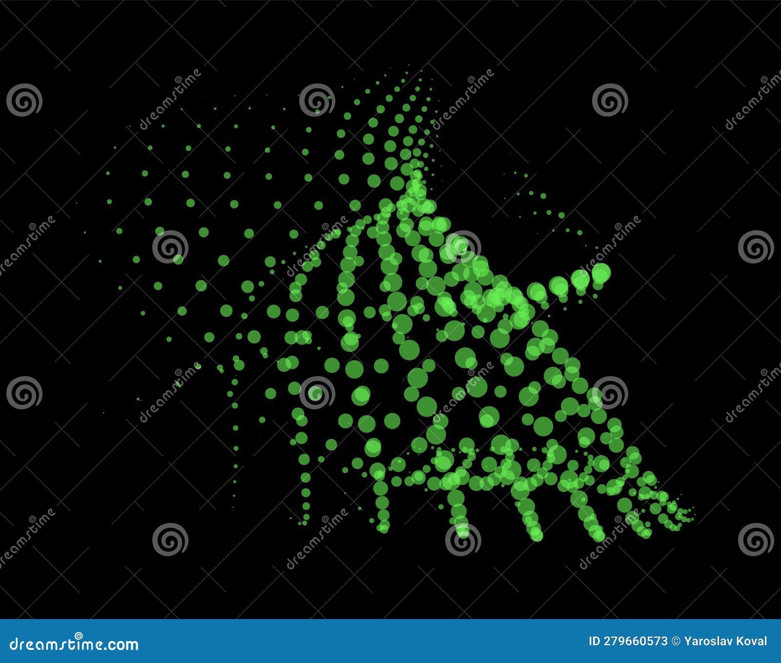 Math Flow Template For Presentation. Light-emitting Lines Highlighting ...