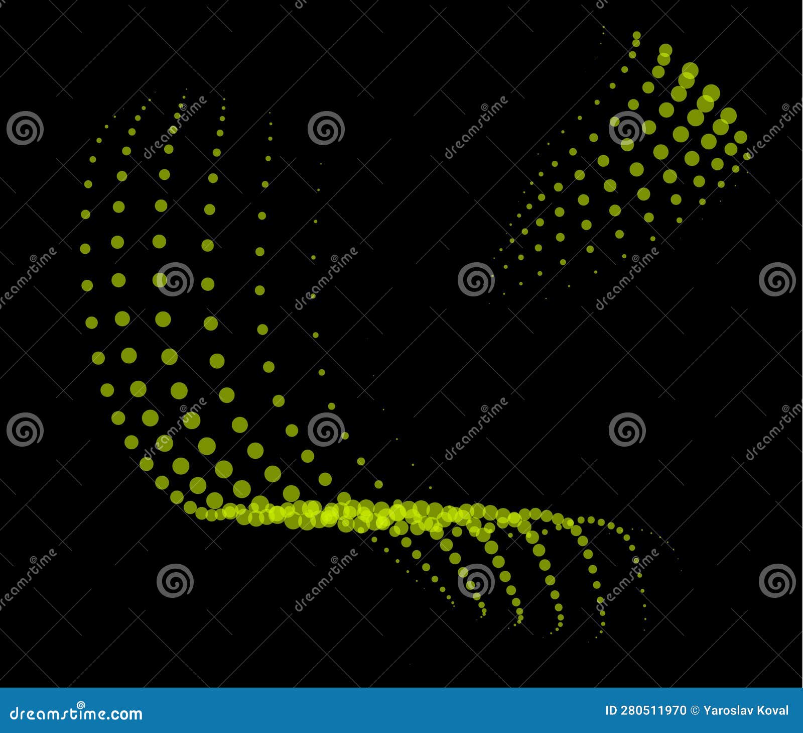 Math Flow Template for Presentation. Light-emitting Lines Highlighting ...