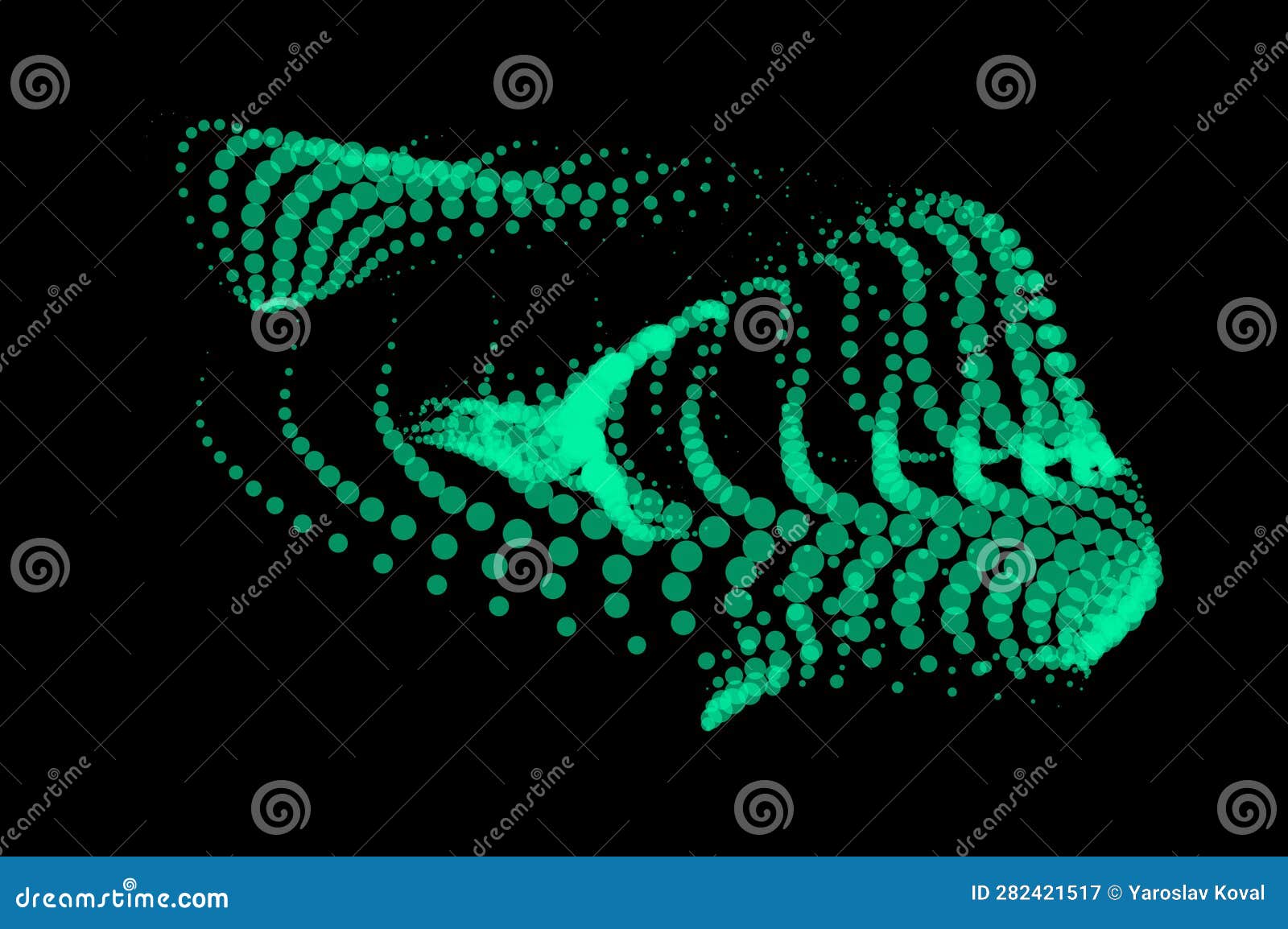 Math Flow Template For Presentation. Light-emitting Lines Highlighting ...