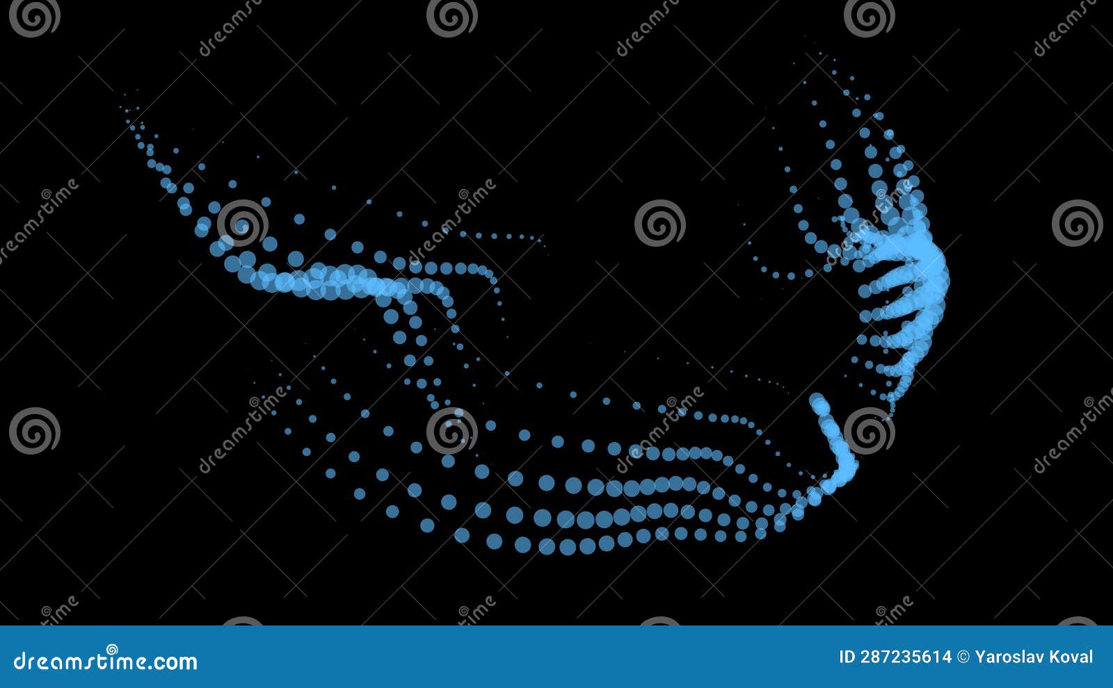 Math Flow Template for Presentation. Light-emitting Lines Highlighting ...