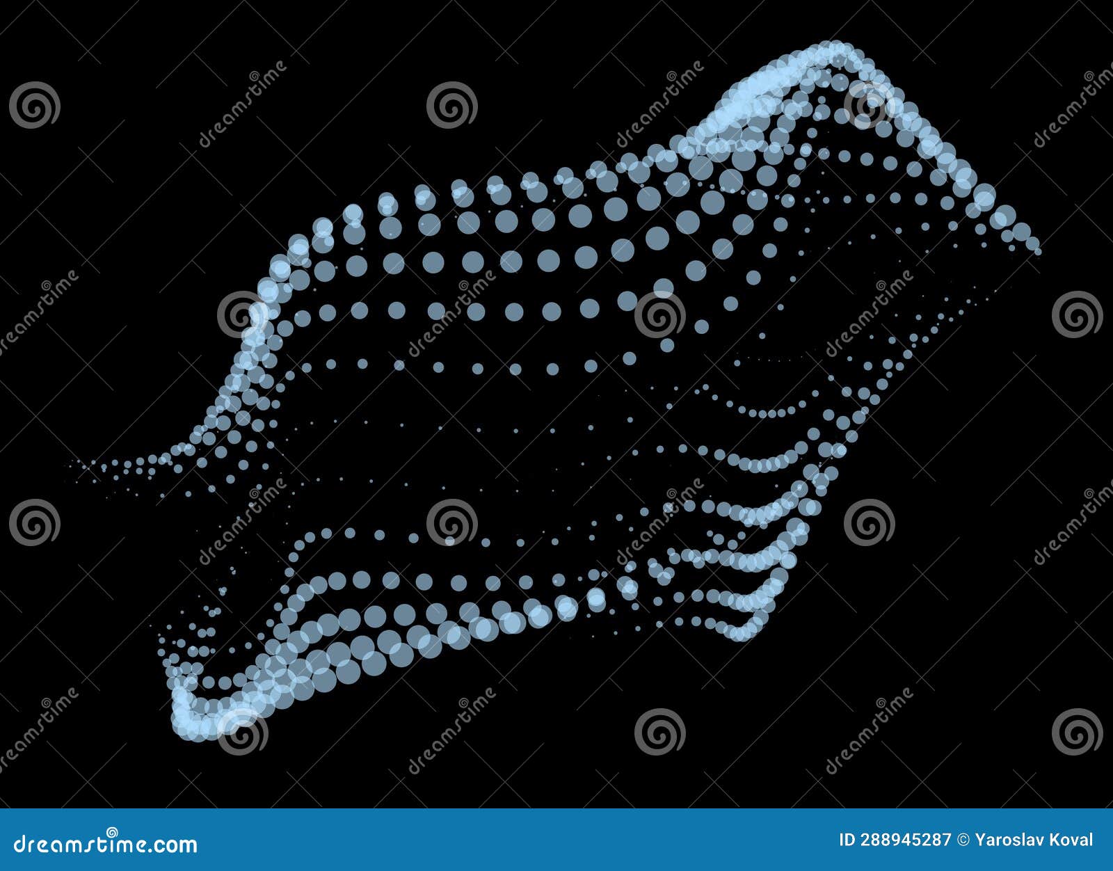 Math Flow Template for Presentation. Light-emitting Lines Highlighting ...