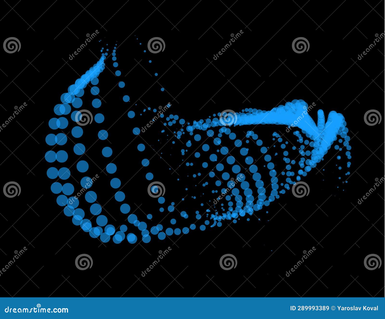 Math Flow Template for Presentation. Light-emitting Lines Highlighting ...