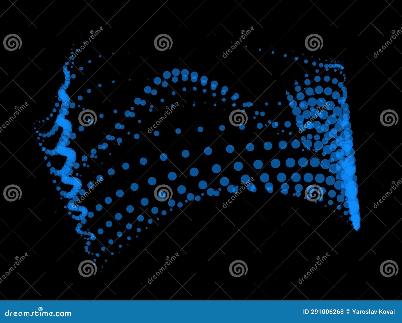 Math Flow Template for Presentation. Light-emitting Lines Highlighting ...