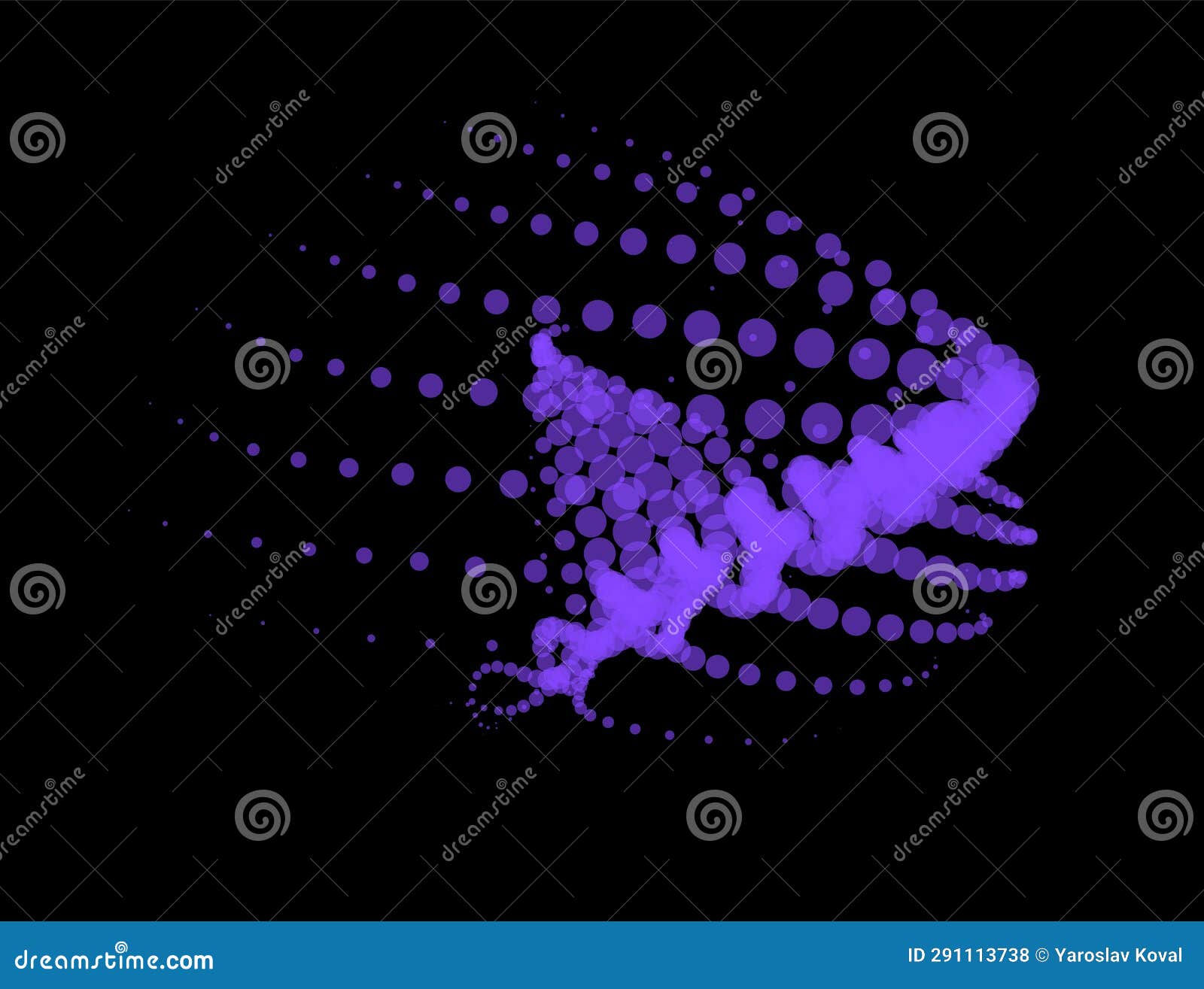 Math Flow Template for Presentation. Light-emitting Lines Highlighting ...