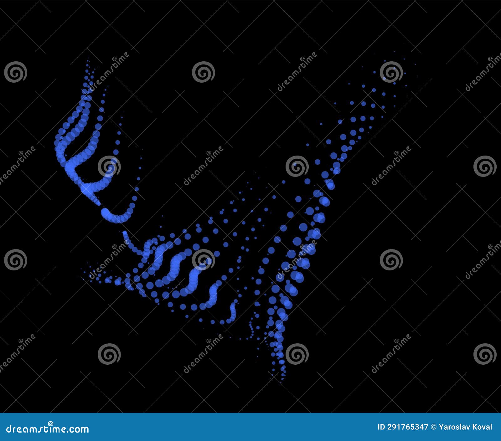 Math Flow Template for Presentation. Light-emitting Lines Highlighting ...