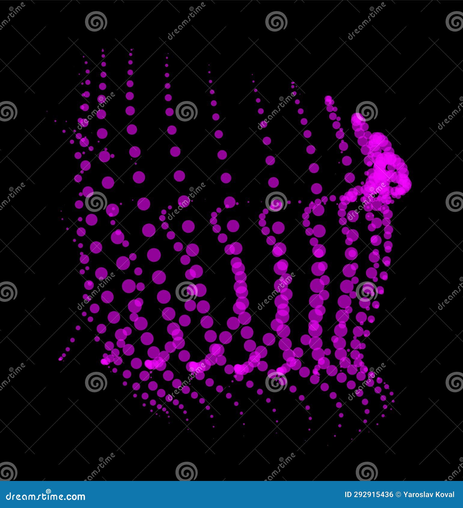 Math Flow Template for Presentation. Light-emitting Lines Highlighting ...