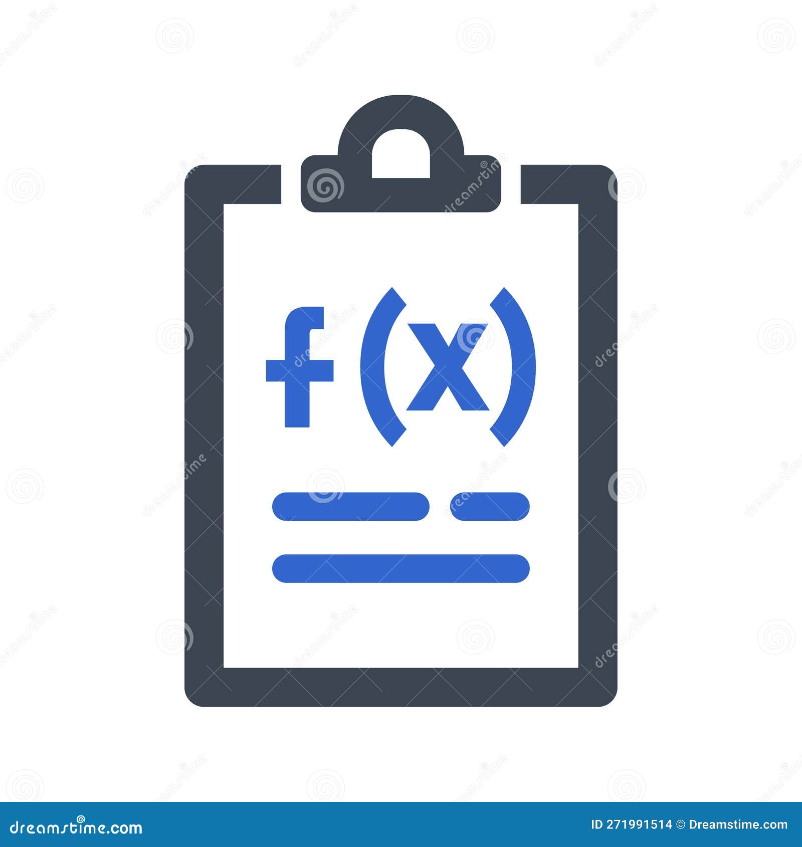 Math formula icon stock vector. Illustration of designed - 271991514