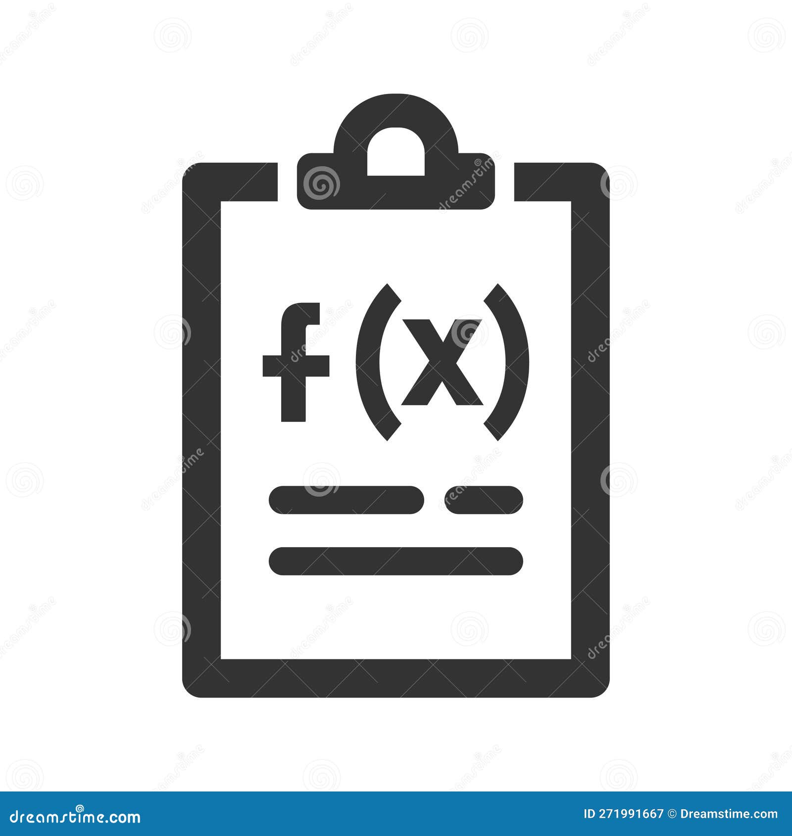 Math formula icon stock vector. Illustration of calculator - 271991667