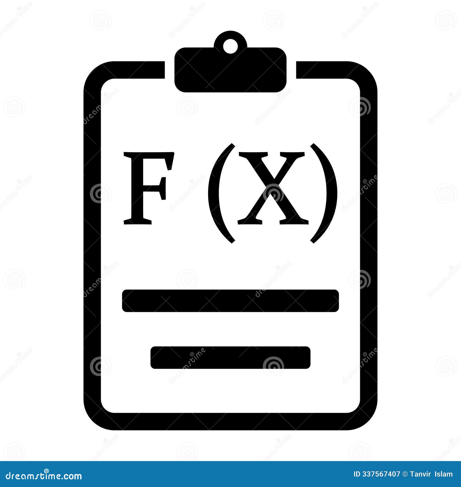 Math Formula Vector Icon stock illustration. Illustration of calculator ...