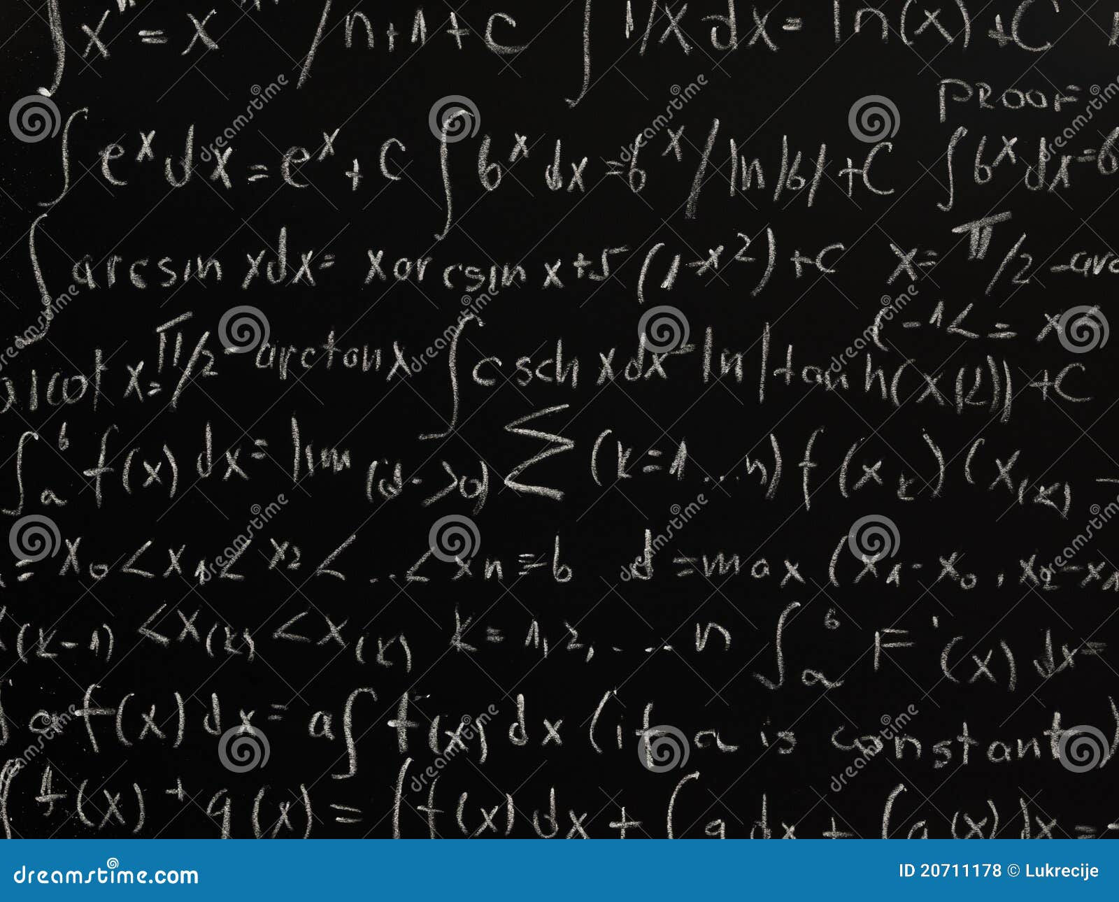 Math Formulas Stock Photo | CartoonDealer.com #20711178