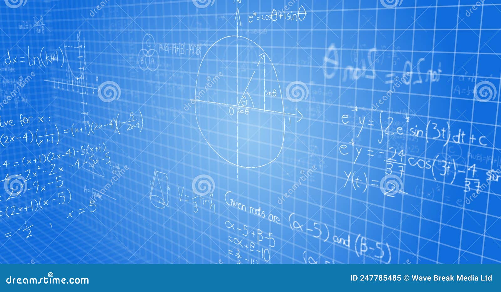 Addition Formulas For The Sine And Cosine Functions Royalty-Free Stock ...