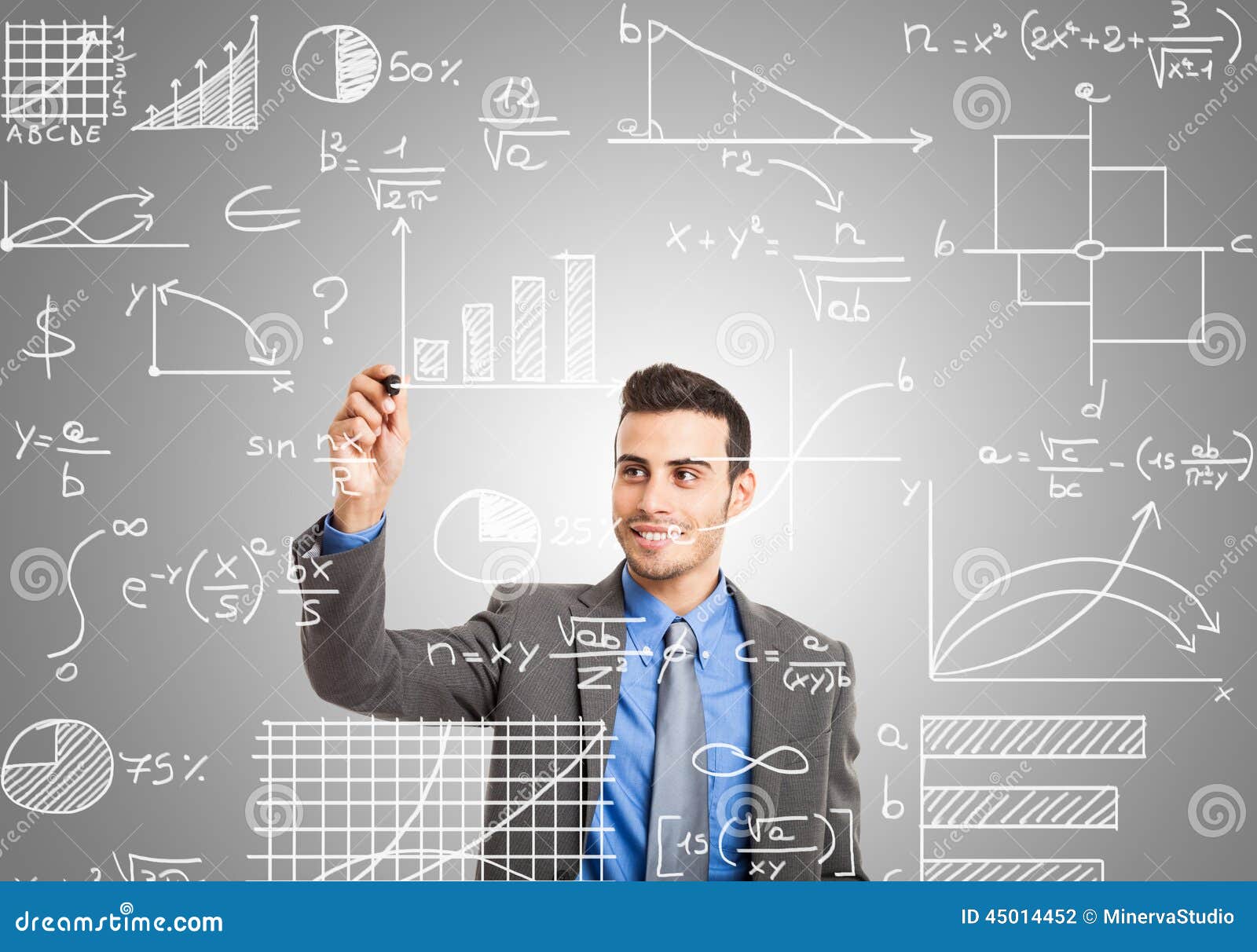 Math formulas stock photo. Image of forecast, drawing - 45014452