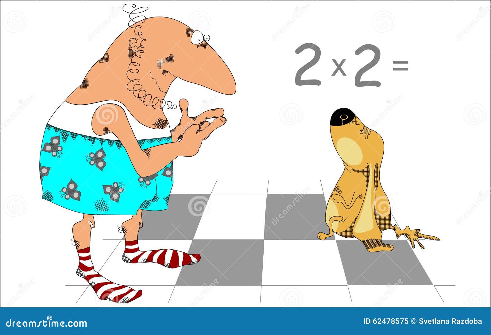 Math Genius Dog Cartoons Stock Illustrations – 2 Math Genius Dog ...