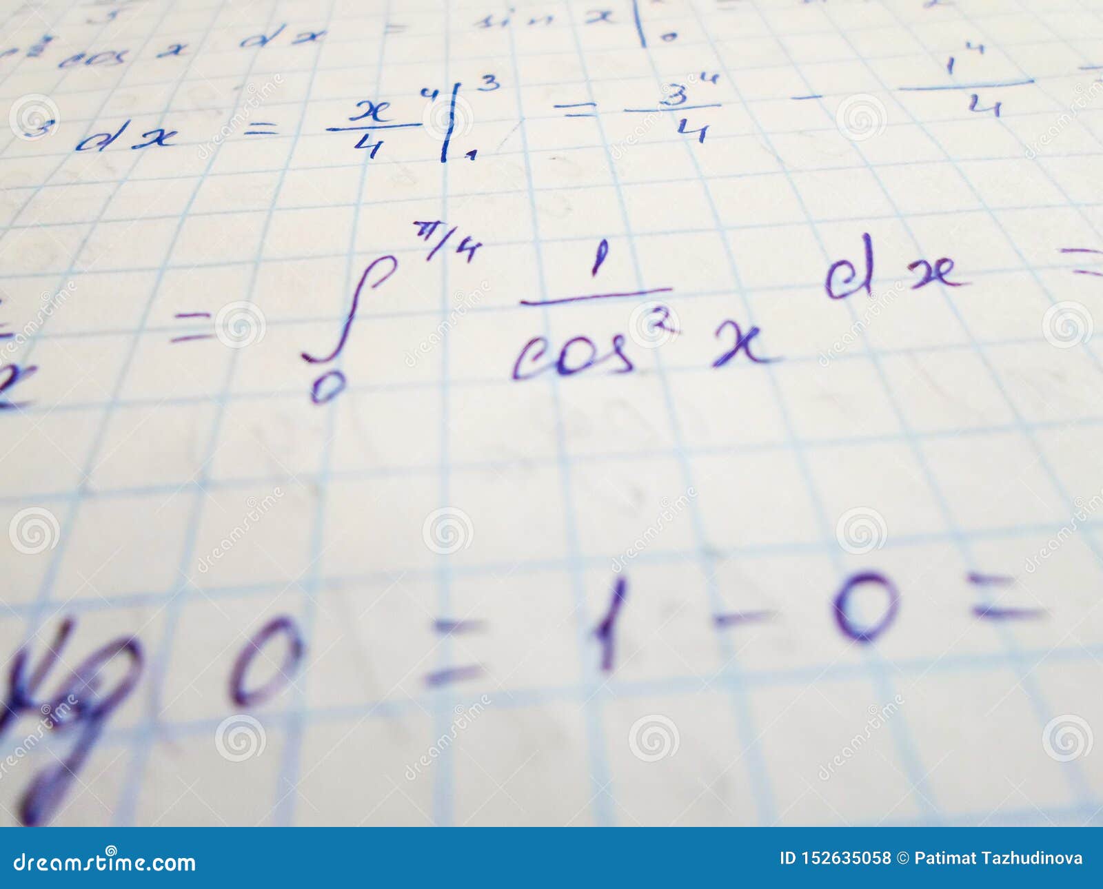 Math Geometry Background with Formulas, Math, Number Equation Stock ...