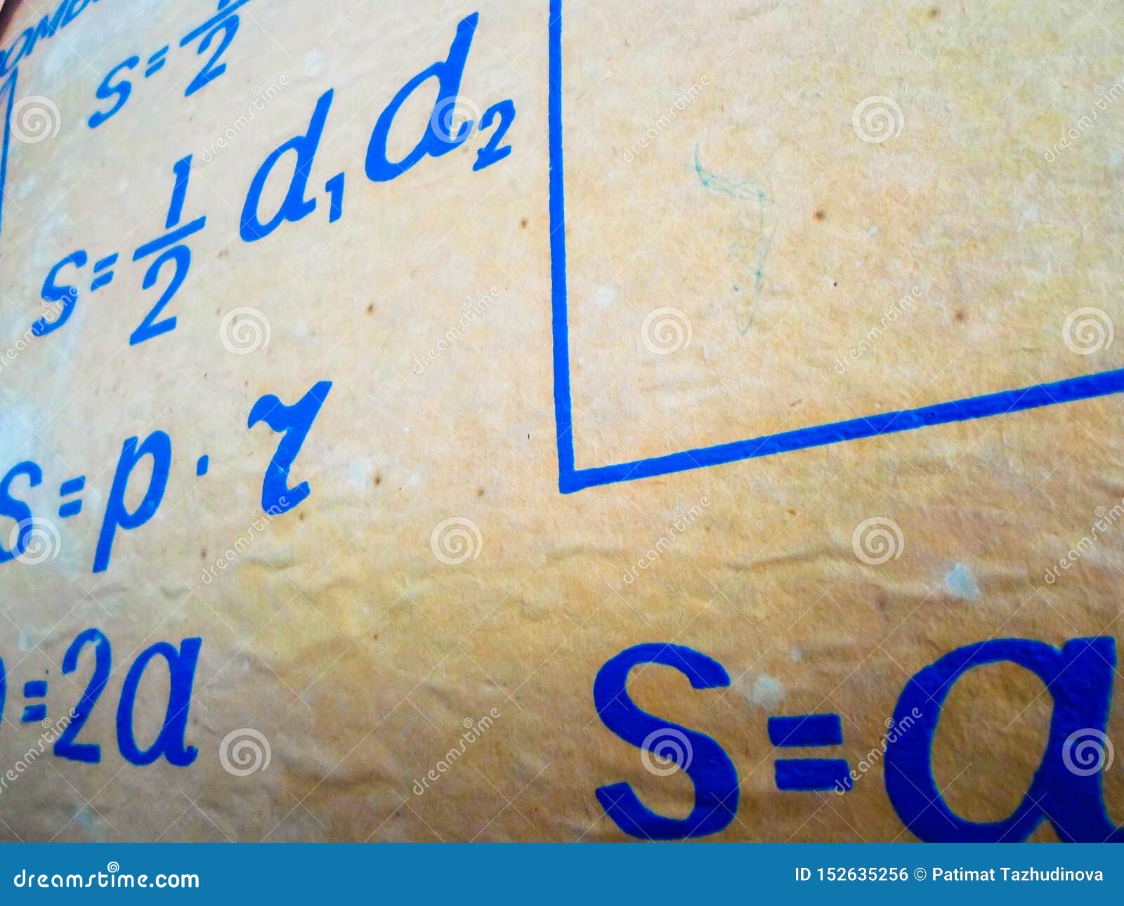 Math Geometry Background with Formulas, Math, Number Equation Stock ...