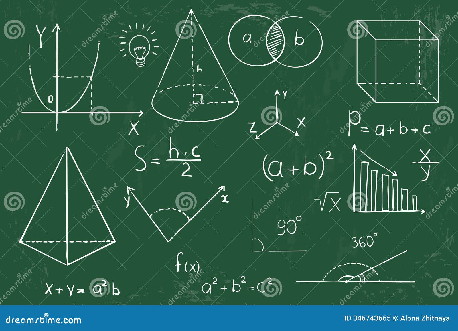 Graph Theory Neon Sign Vector Illustration | CartoonDealer.com #328518144