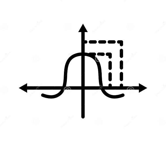 Math graph icon stock vector. Illustration of increase - 273721891