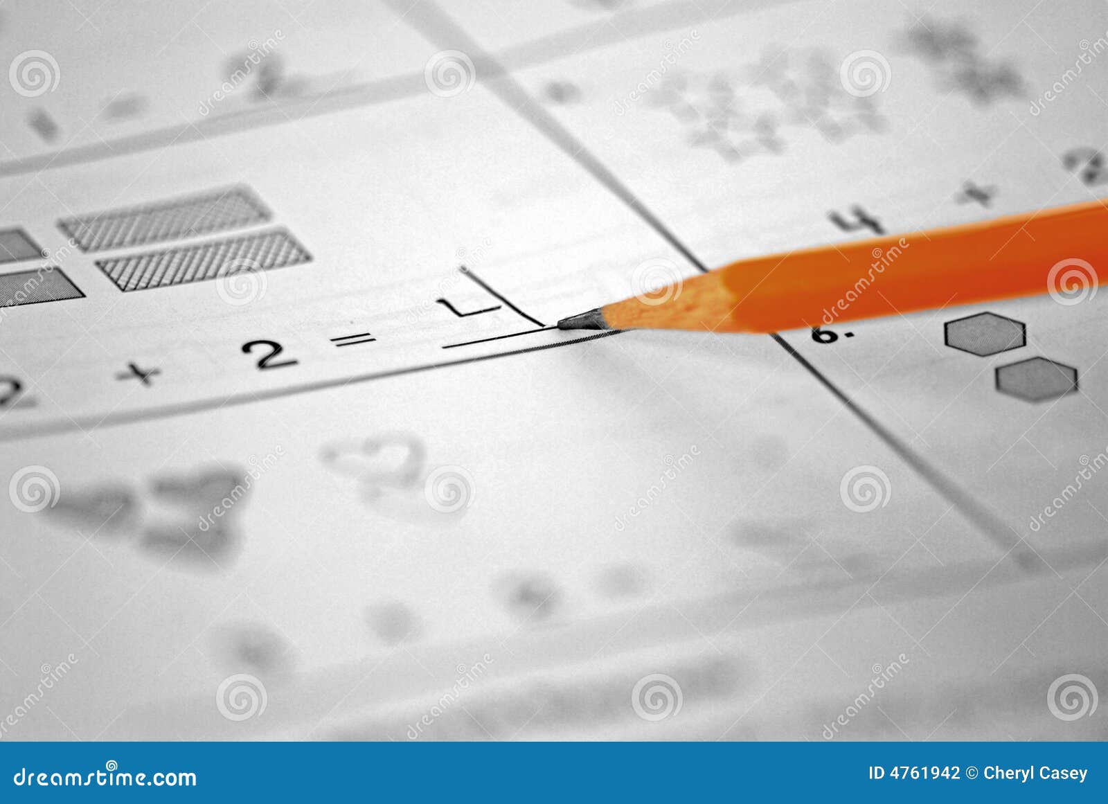 Math Homework stock photo. Image of learn, elementery - 4761942