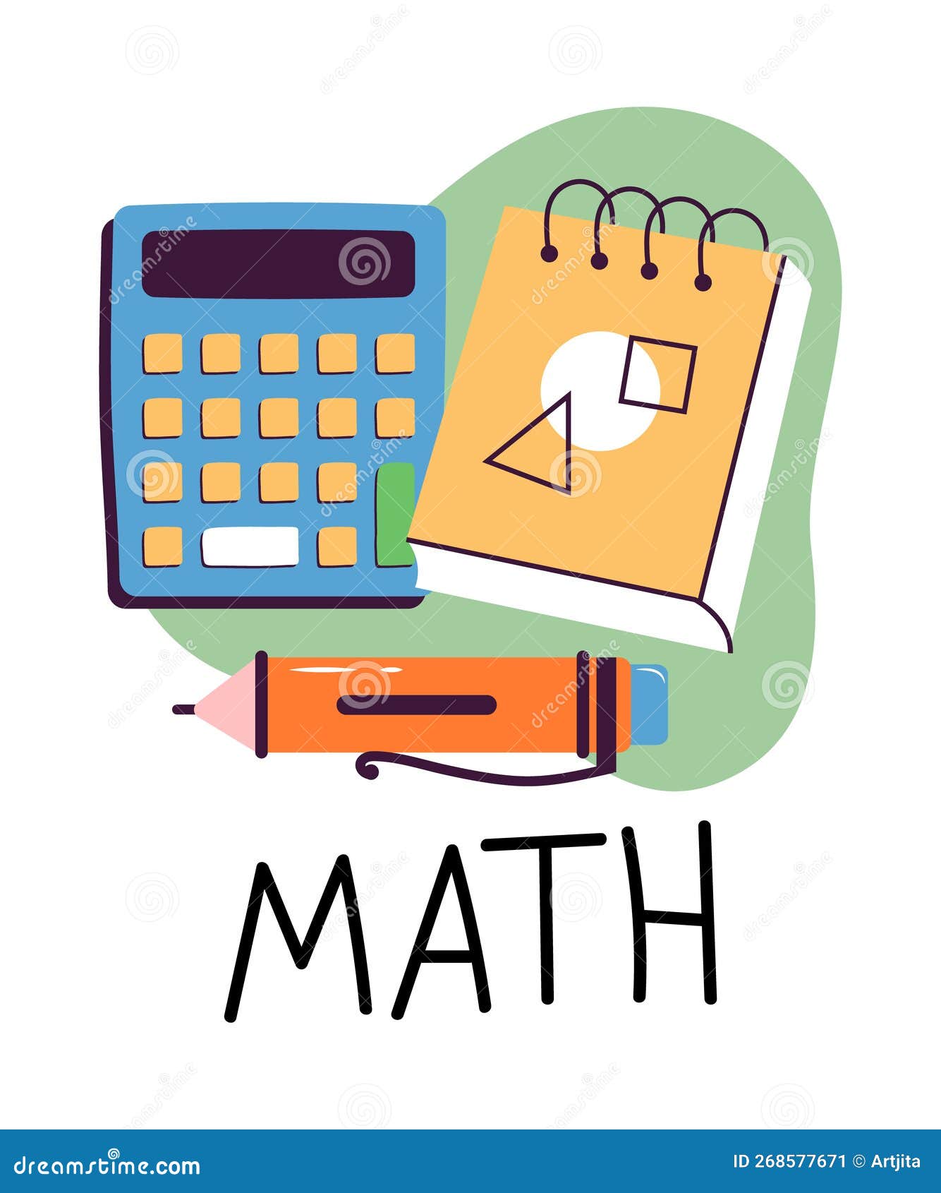 Math Icon Vector. Back To School Illustration Stock Vector ...
