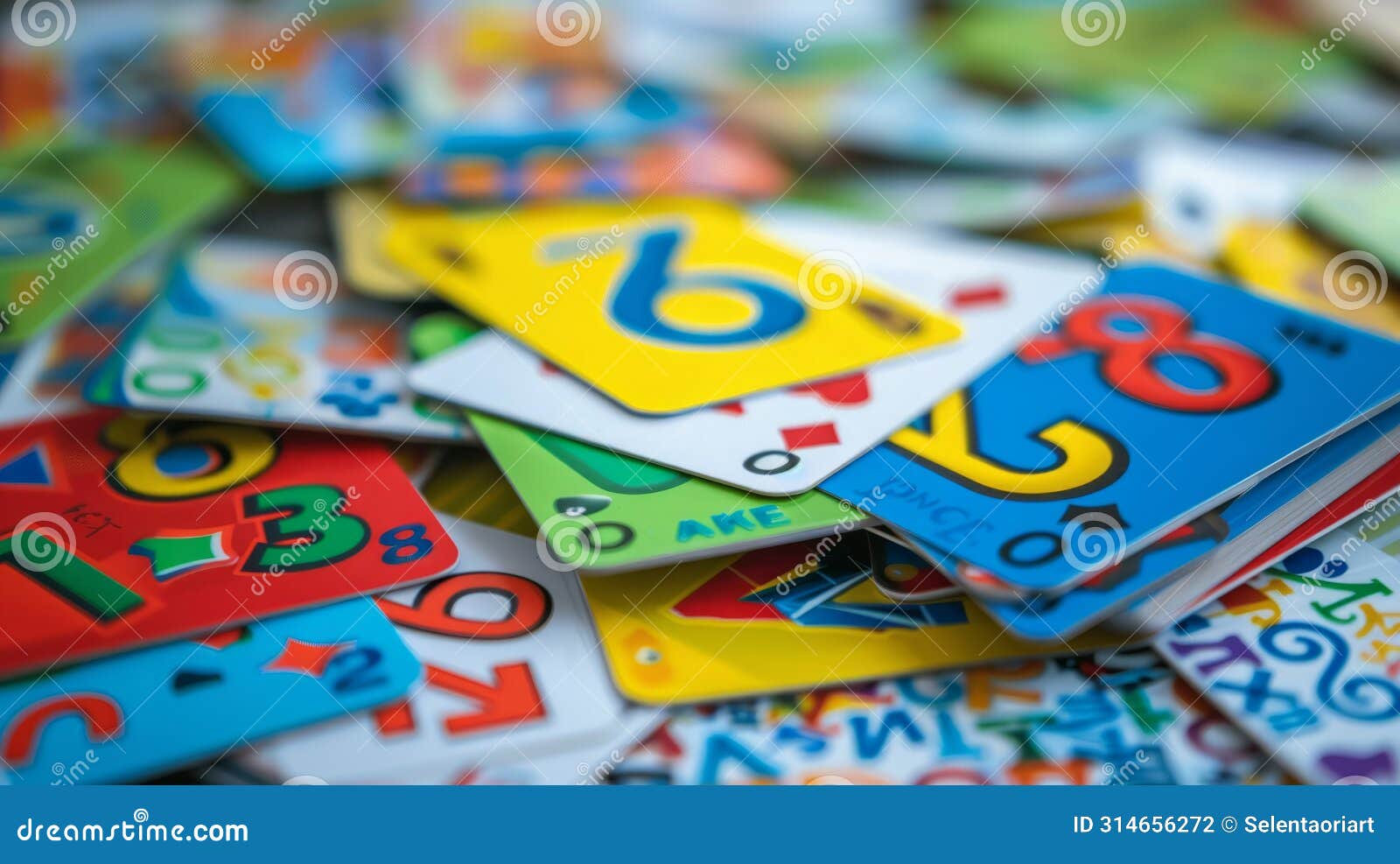 Math Laminated Cards for Interactive Learning Stock Illustration ...