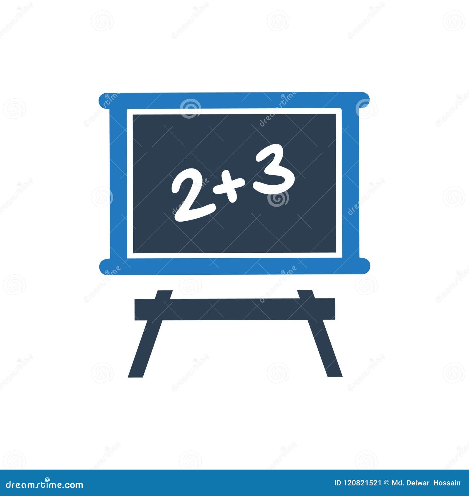 Math Learning Icon stock vector. Illustration of mathematics - 120821521