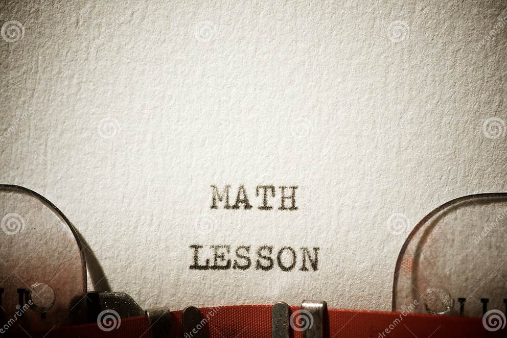 Math lesson text stock photo. Image of tutorial, sentence - 269409052