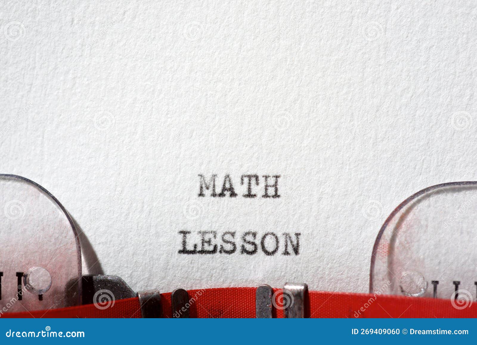 Math lesson text stock photo. Image of knowledge, vintage - 269409060