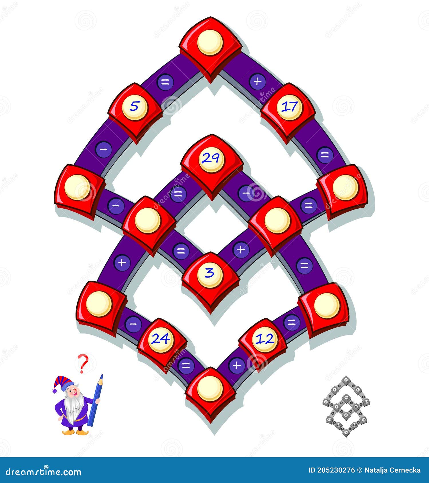 Math Logic Puzzle Game for Smartest. Find Solution for All Equations ...