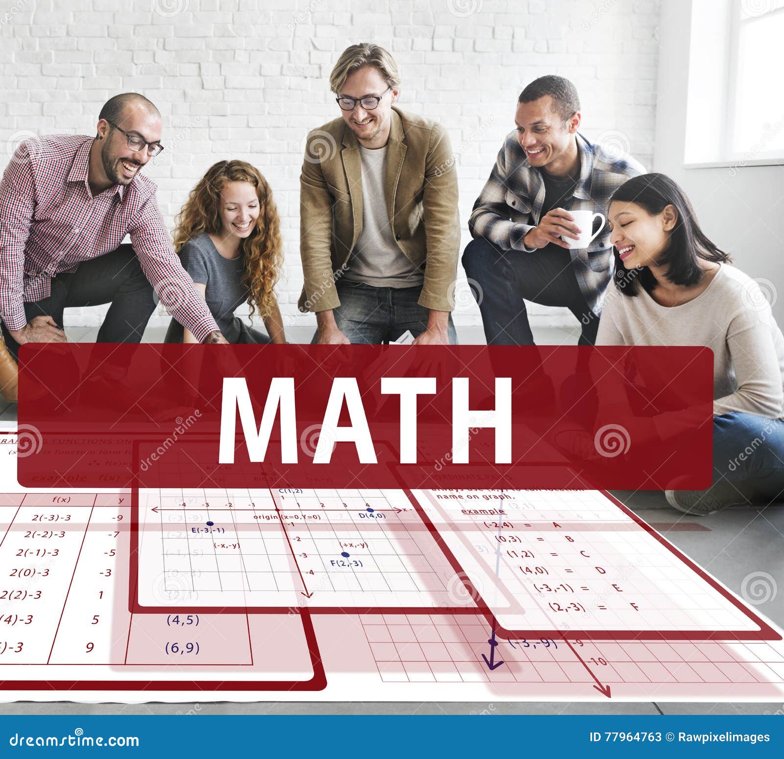 Math Mathematics Calculation Chart Concept Stock Image - Image of ...