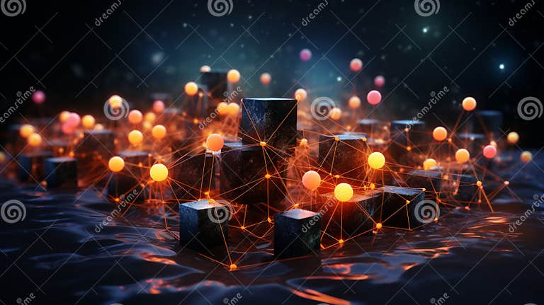 Math Network Series. Composition of Lights, Strands and Numbers ...