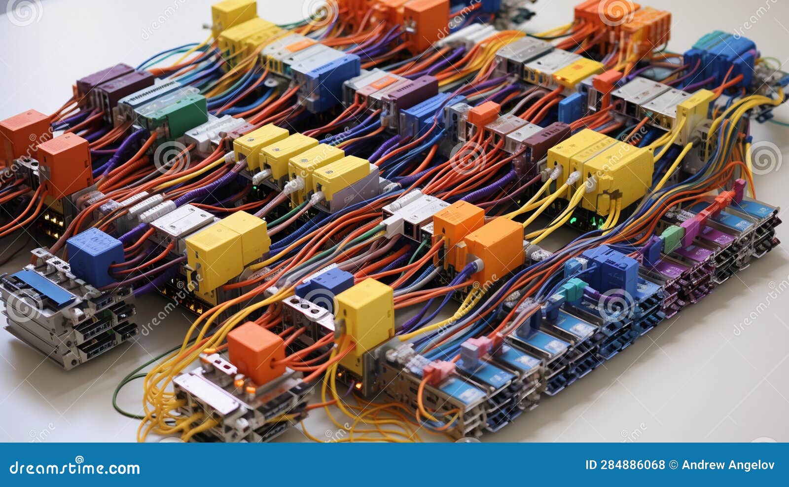Math Network Series. Composition of Lights, Strands and Numbers ...